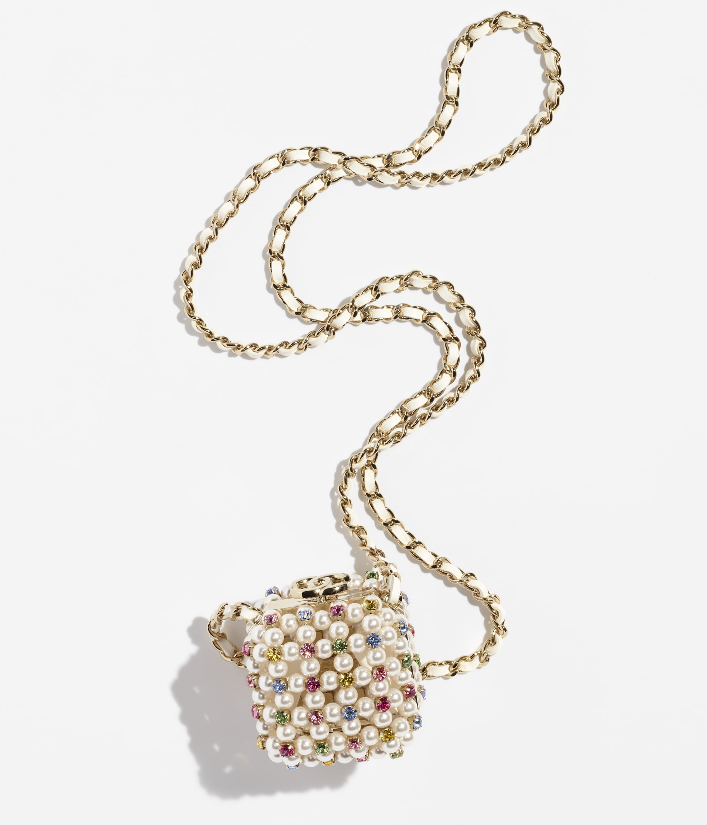 Metal Glass Pearls Imitation Pearls And Strass Gold Pearly Pink